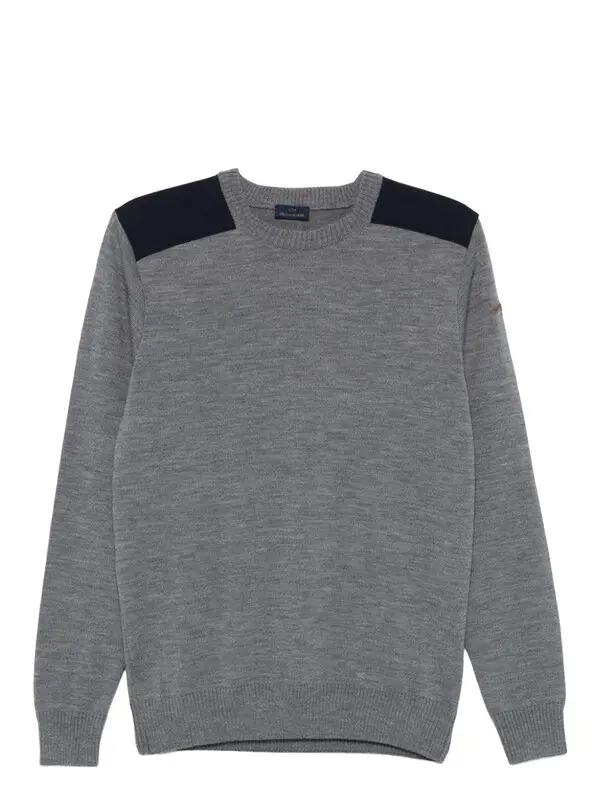 Paul & Shark Wool Crew-neck Sweater - Grey