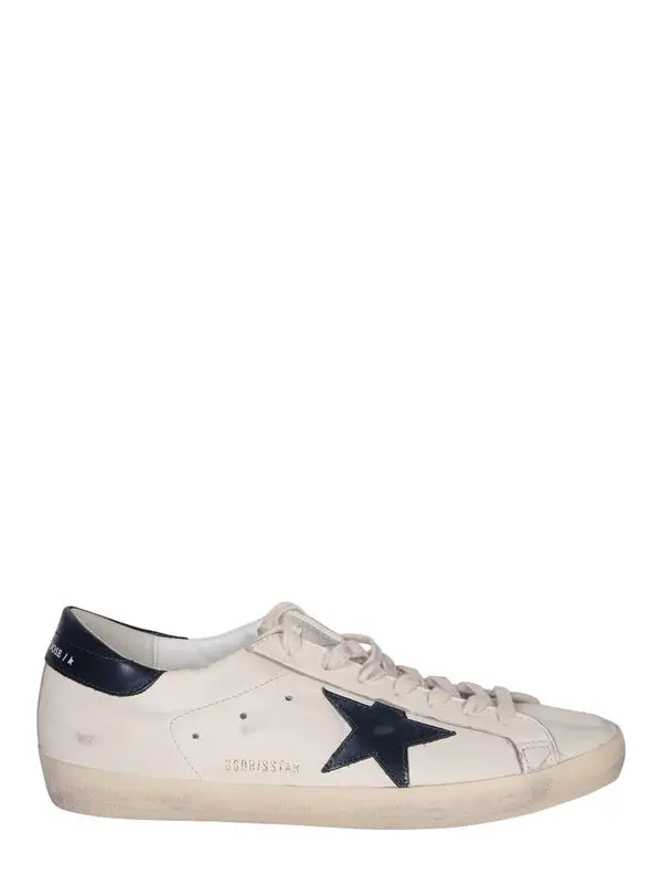 Golden Goose Leather Sneakers - Beige