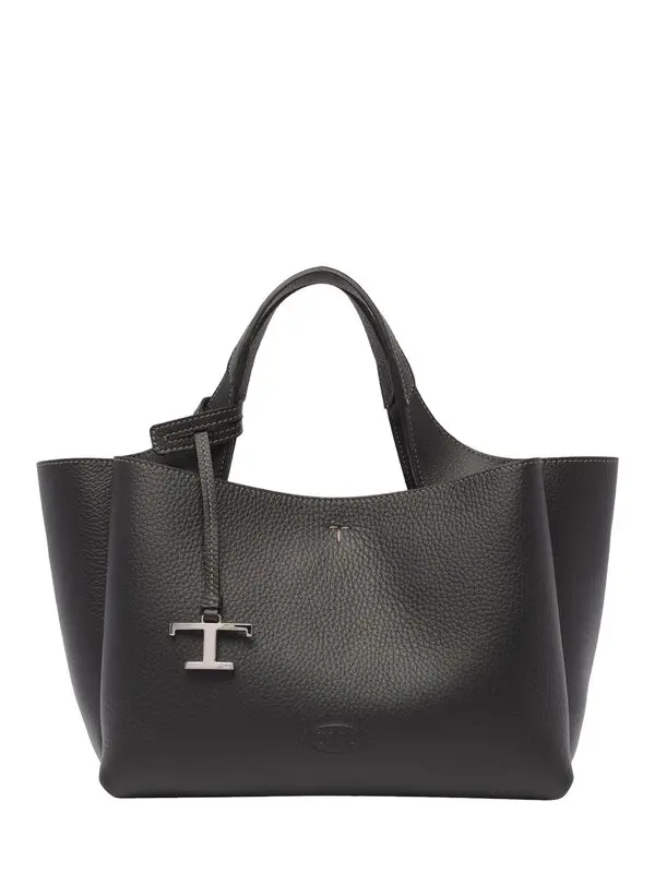 TOD'S Handbag With T Logo - Black