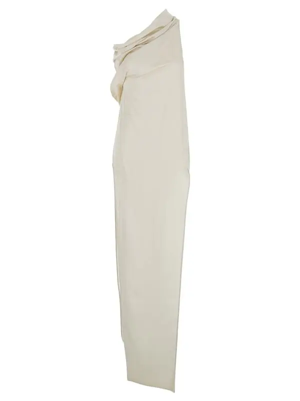 Rick Owens Athena Arrowhead Long Dress - White