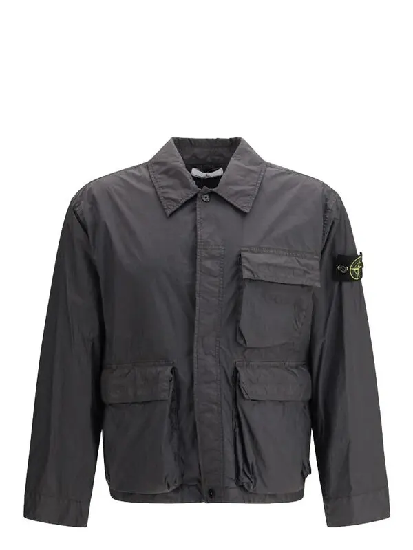 Stone Island Collared Jacket - Grey