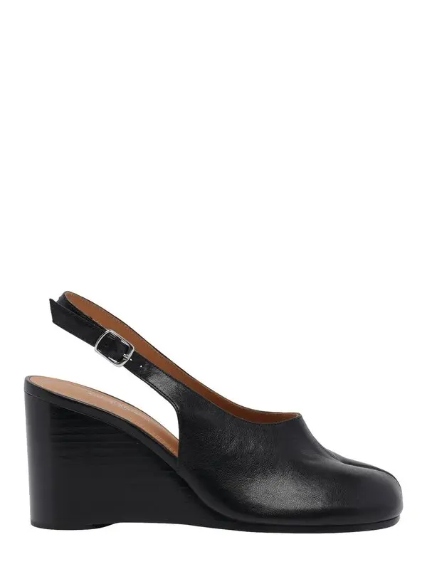MAISON MARGIELA Tabi Wedge Sandals - Black