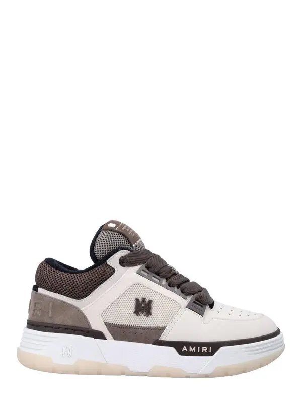Amiri Ma-1 Leather Mesh Sneakers - Brown