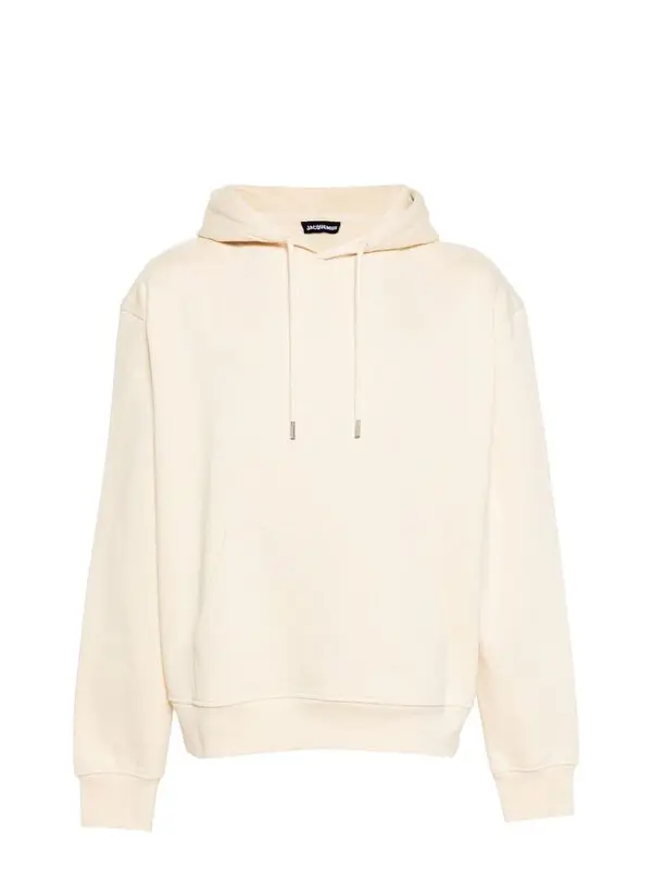 Jacquemus Cotton Hoodie - Beige