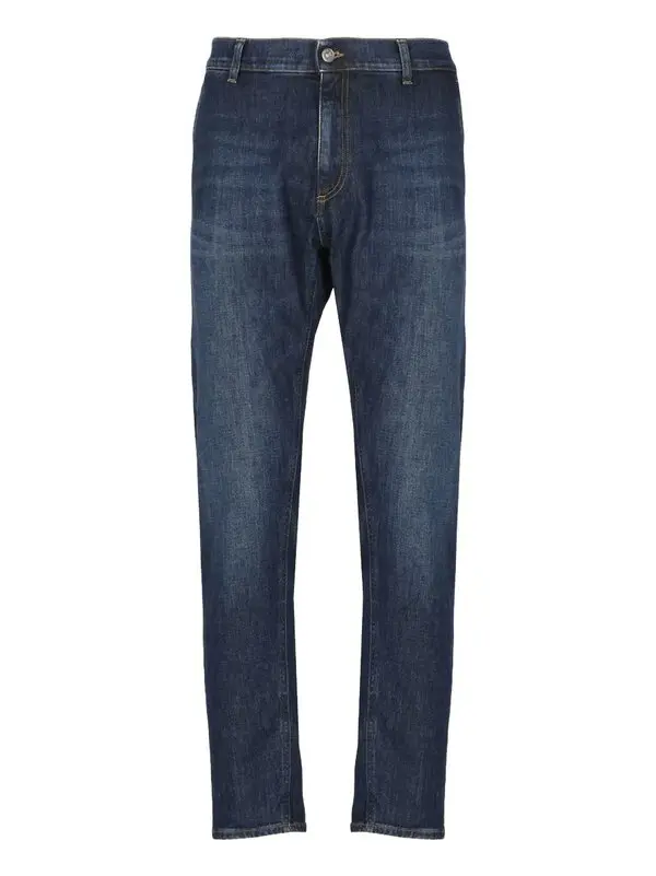 DONDUP Cotton Trousers - Blue
