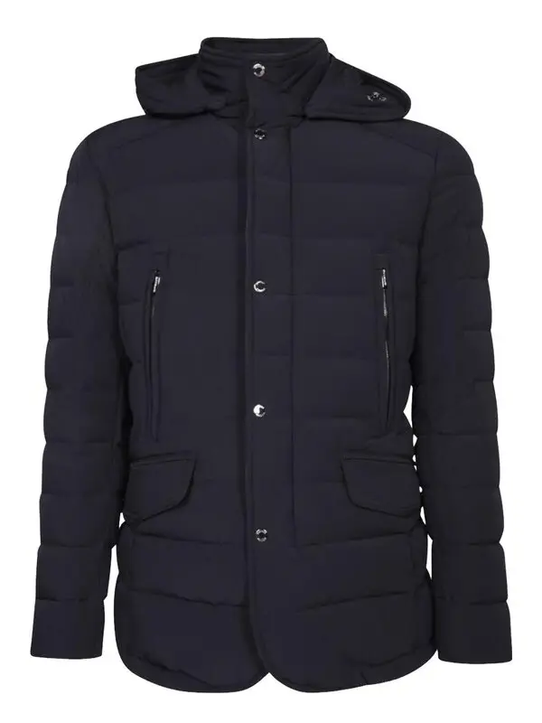 MOORER Craig Kn Jacket - Blue