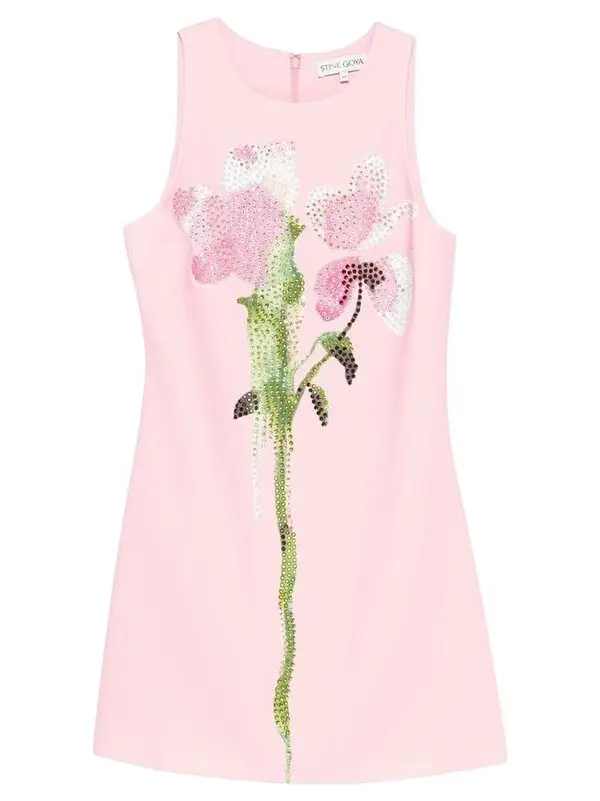 Stine Goya A-line Dress With Floral Motif - Pink