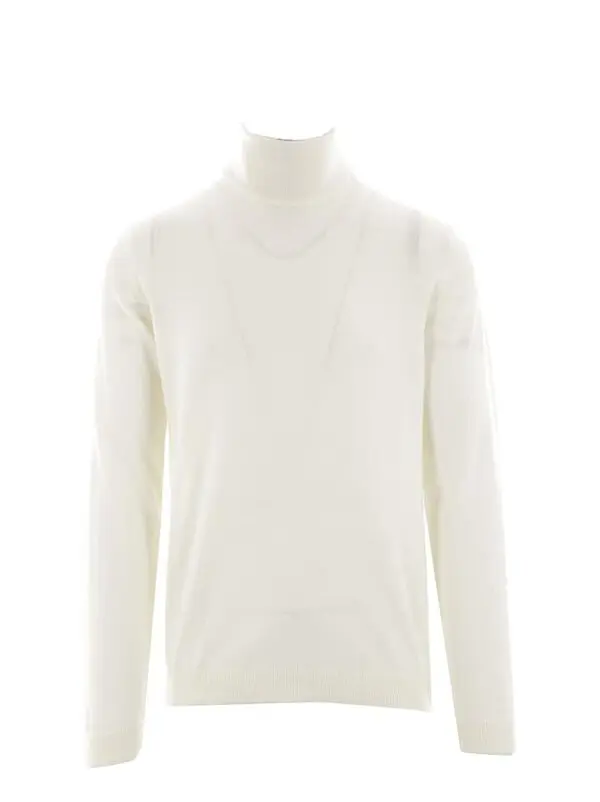 ROBERTO COLLINA Turtleneck Sweater - Beige