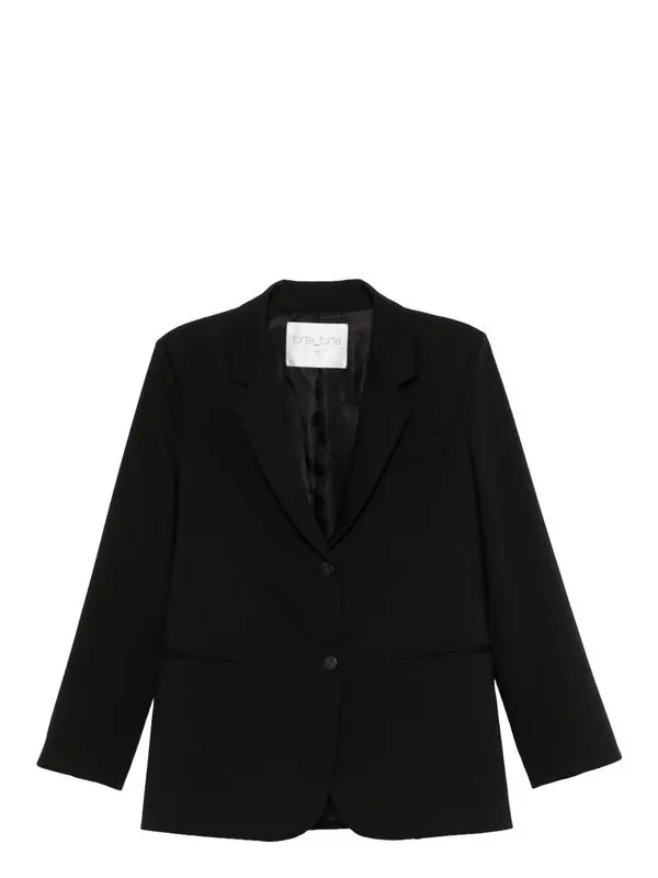 FORTE_FORTE Twill Jacket - Black