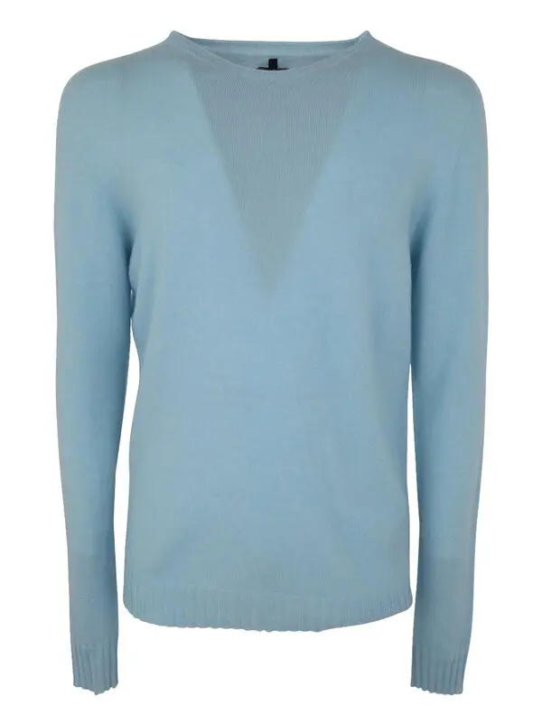 MD75 Crew Neck Cashmere Sweater - Blue