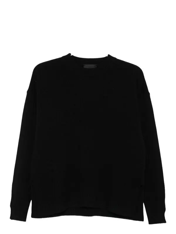 ROBERTO COLLINA Long-sleeved Sweater - Black