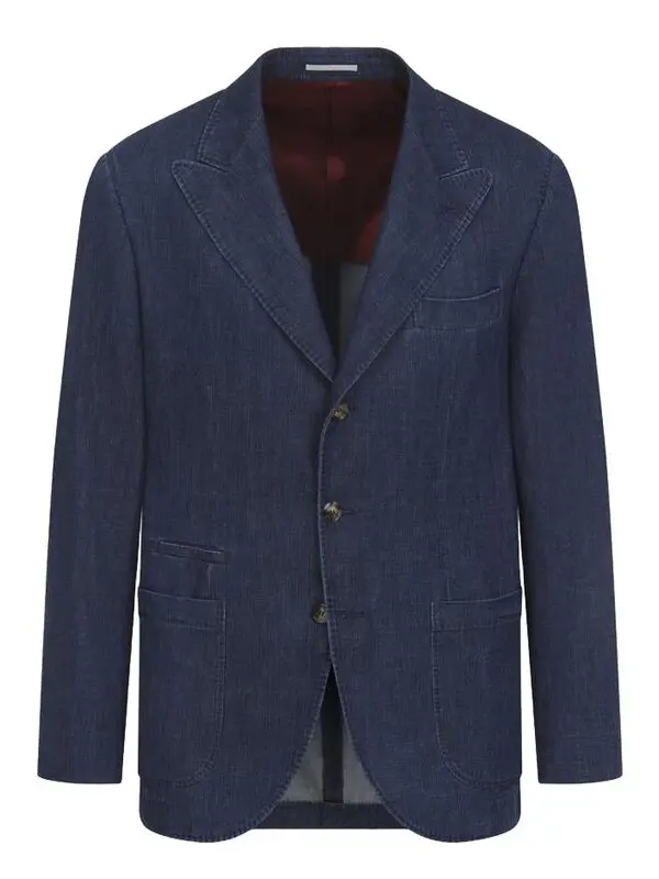 Brunello Cucinelli Denim Jacket - Blue