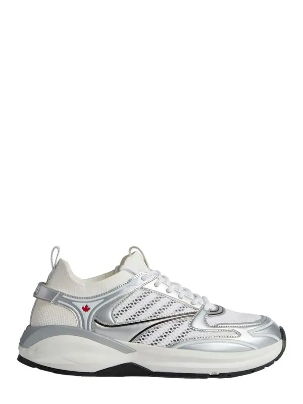 Dsquared2 Dash Fabric Low-top Sneakers - White