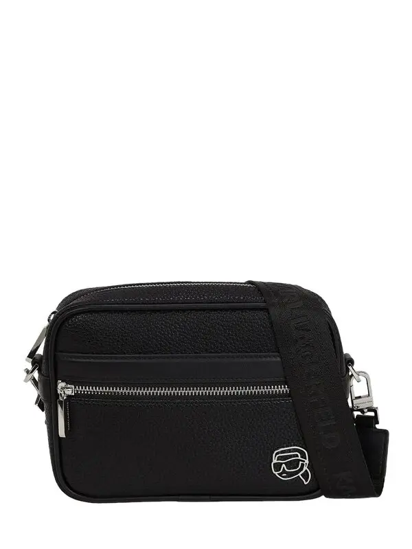 Karl Lagerfeld Bag With Adjustable Shoulder Strap - Black
