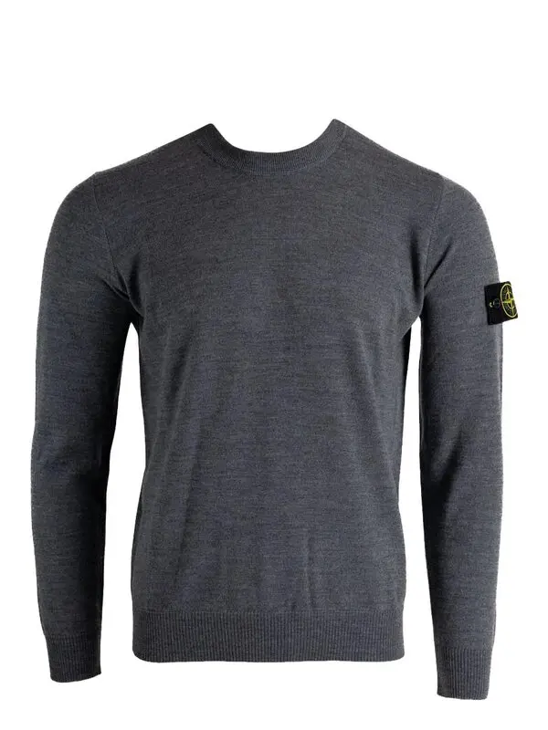 Stone Island Sweater - V0m67 Dark Gray