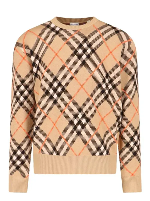 Burberry Wool Blend Sweater - Printed
