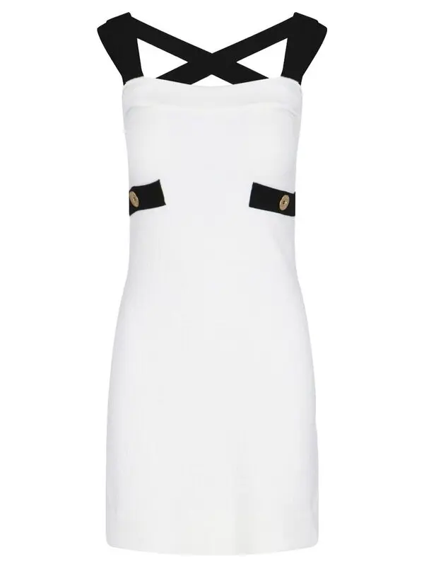 Patou Sleeveless Dress - White