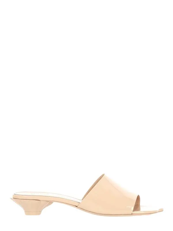 Chloé Flower Clogs - Blush Nude