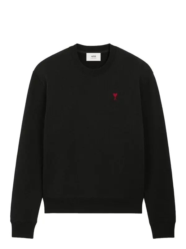 Ami Cotton Sweater - Black