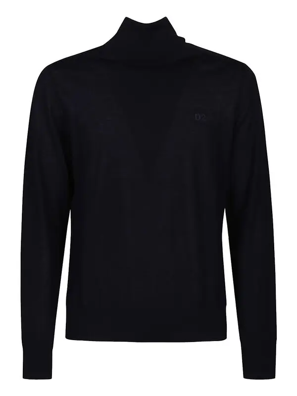 Dsquared2 Turtleneck Sweater - Blue
