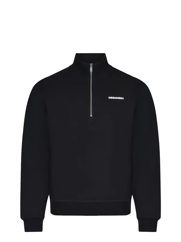 Dsquared2 Cotton Sweatshirt - Black