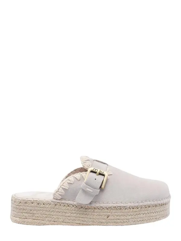 Mou Jute Clog - White