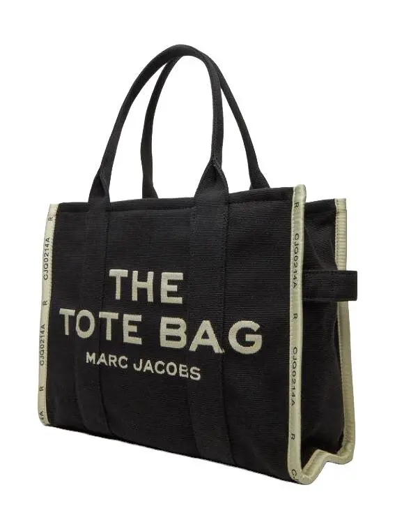 Marc Jacobs Cotton-blend Tote - Black