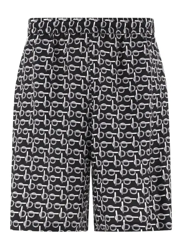 Burberry Silk Shorts - Black