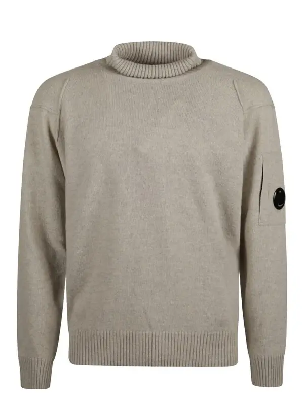 C.P. COMPANY Grs Turtle Neck Sweater - Grey