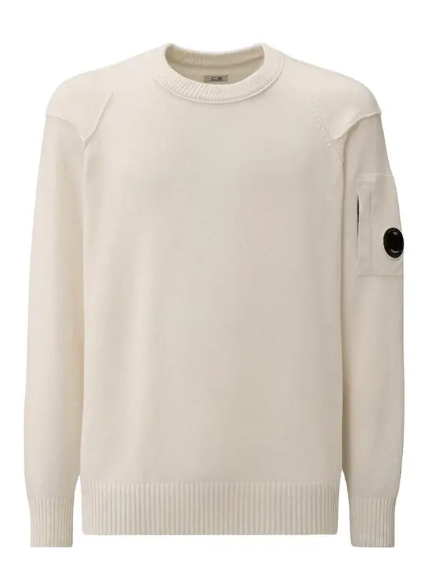 C.P. COMPANY Sweater - Gauze White