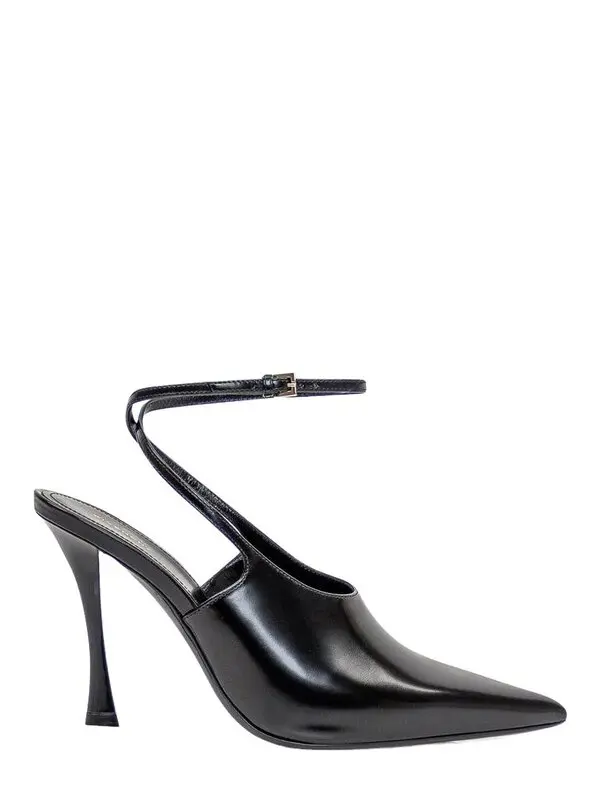 Givenchy Décolleté Leather Slingback Pumps - Black