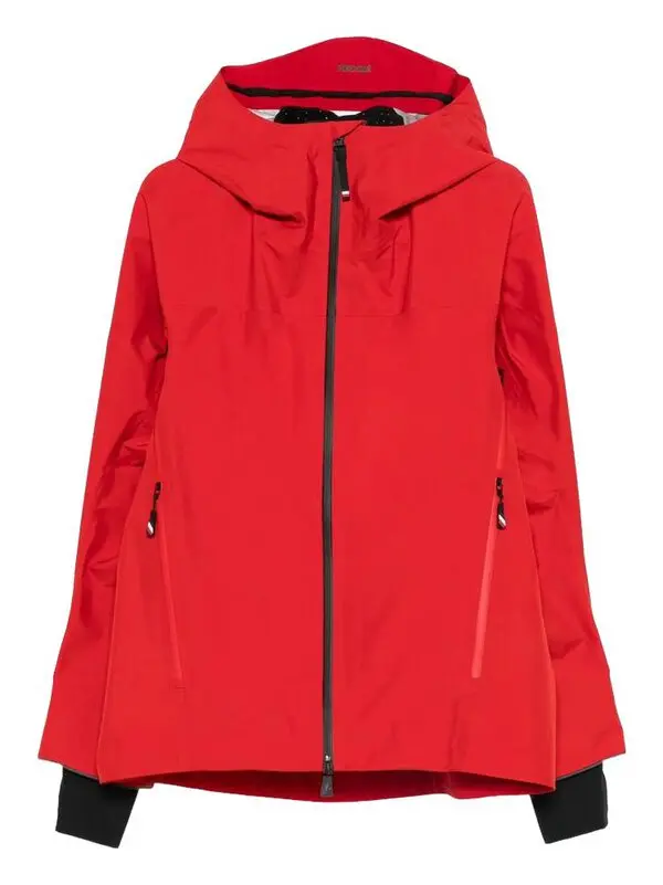 Moncler Classic Hooded Jacket - Red