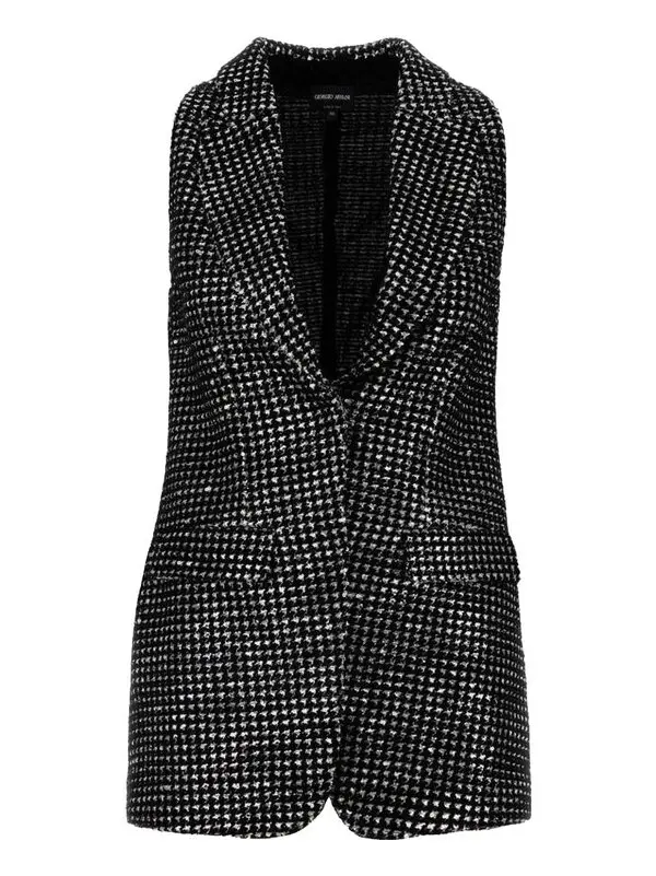 Giorgio Armani Houndstooth Vest - Printed