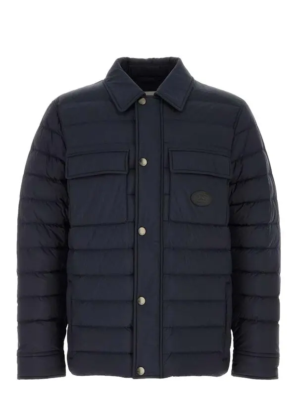 Burberry Quilted Down Jacket - Blue