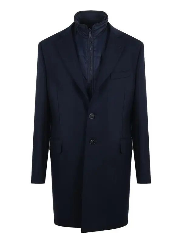 FAY Tailored Coat - Blue