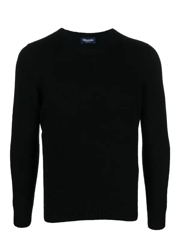DRUMOHR Lambswool Sweater - Black
