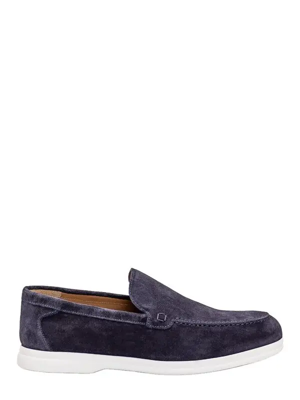 DOUCAL'S Leather Moccasin - Blue