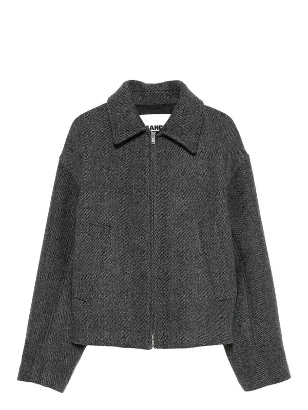 JIL SANDER Outerwear - Grey