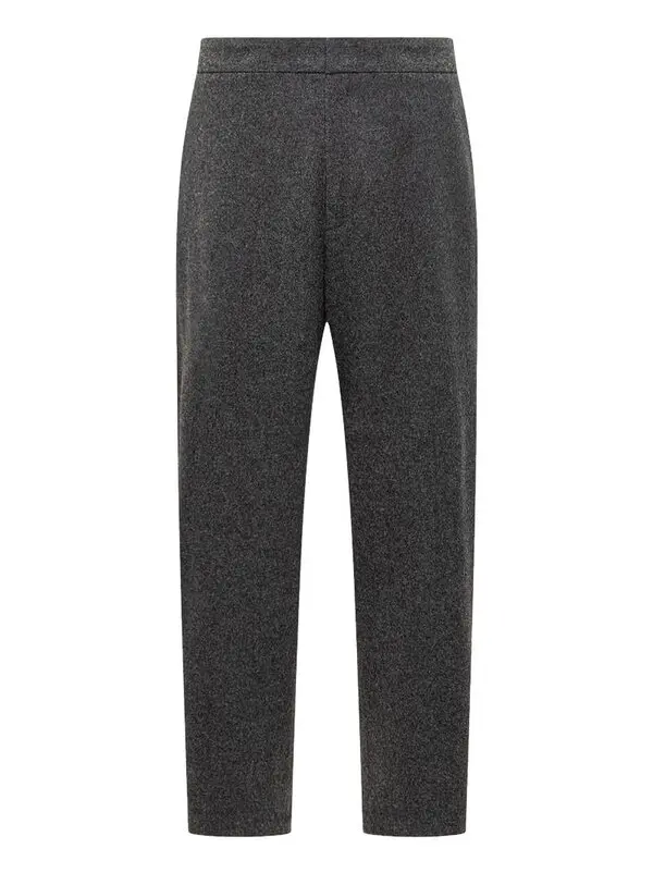 JIL SANDER Wool Trousers - Grey