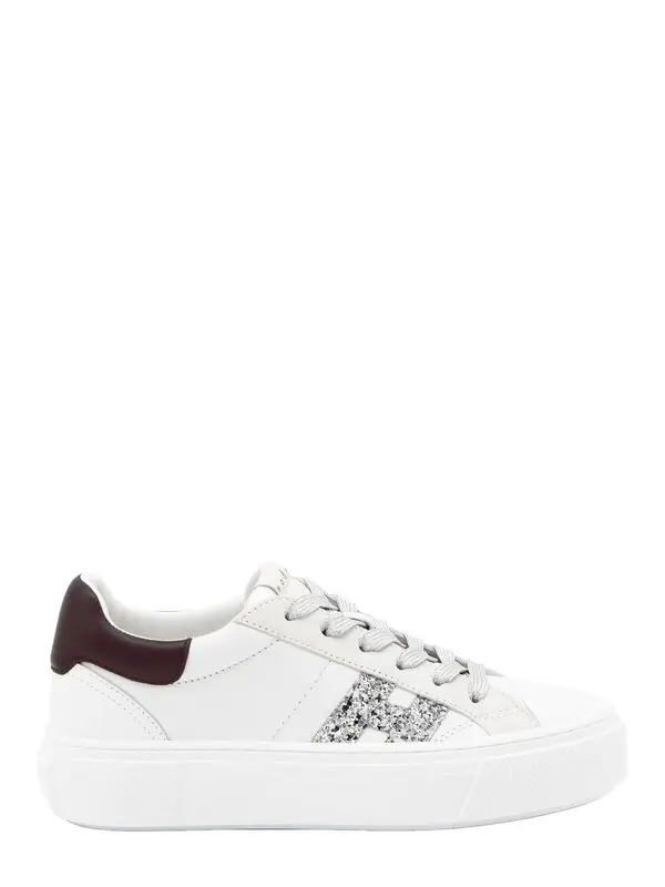 Hogan Low Top Sneakers - Bianco/marrone