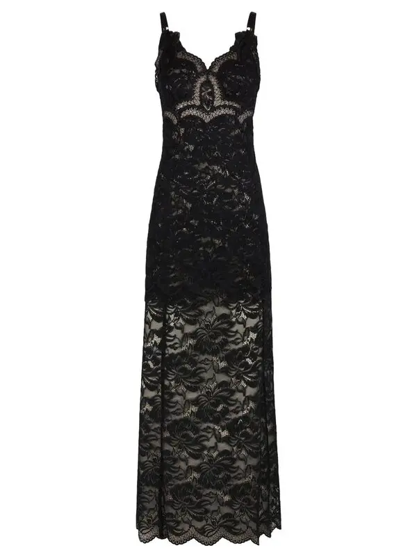 Rabanne Robe Long Dress - P Black