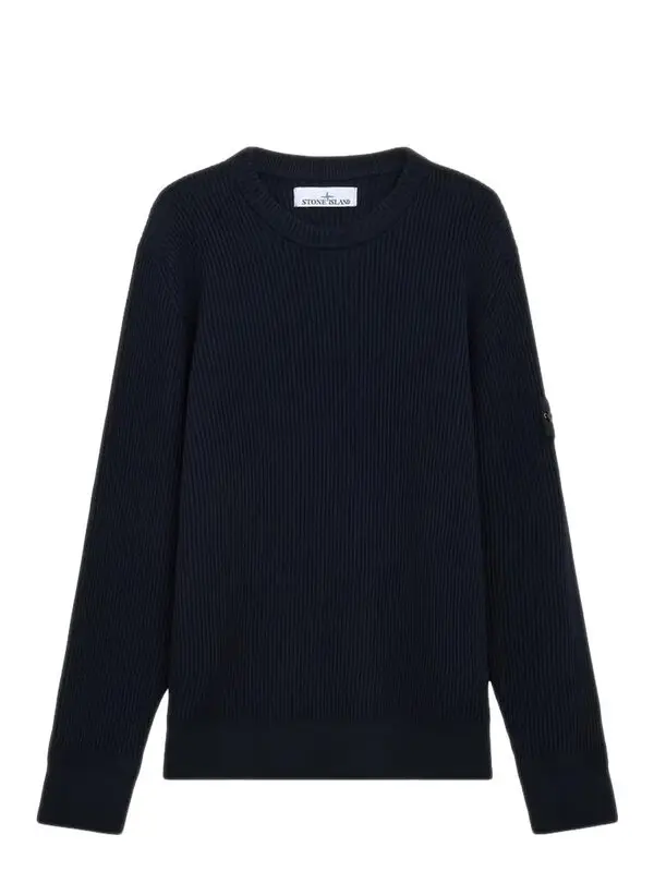 Stone Island Crew Neck Knitwear - Blue
