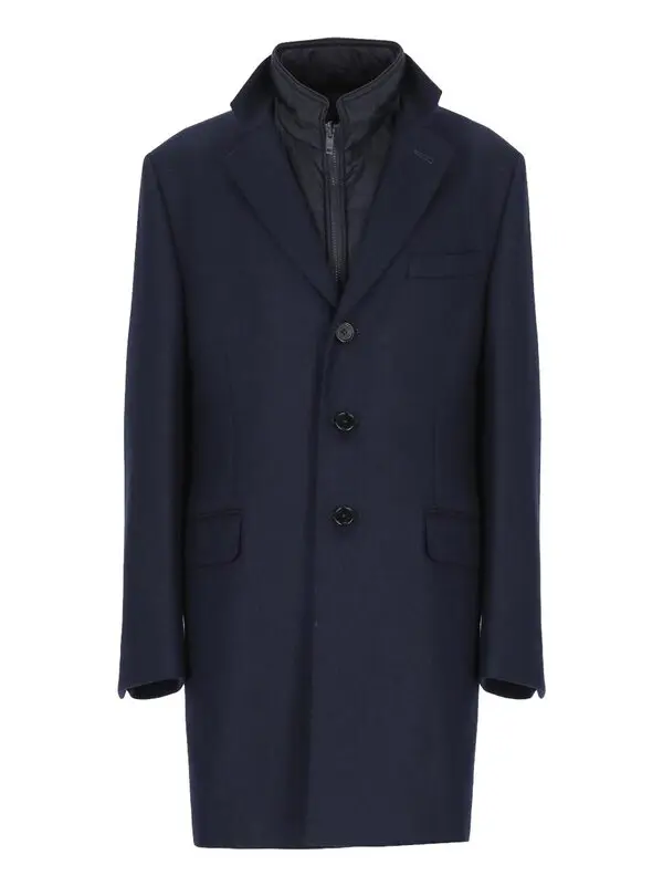 FAY Wool Coat - Blue