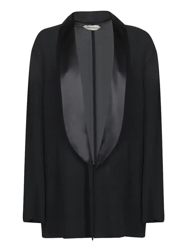 Alberta Ferretti Georgette Jacket - Black