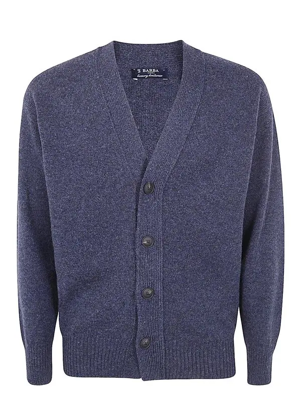 BARBA NAPOLI Knitwear Cardigan - Blue