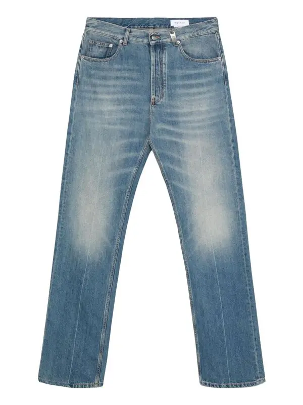 Alexander McQueen Straight Leg Jeans - Blue