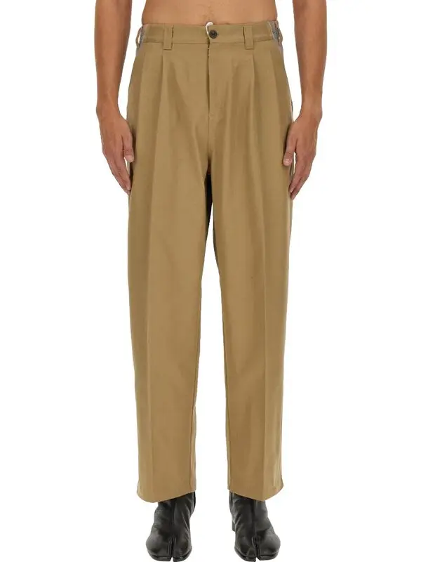MAISON MARGIELA Wool Pants - Beige