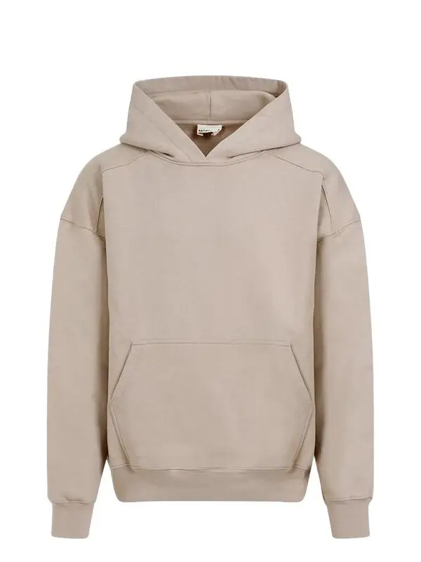 MORDECAI Hooded Cotton Sweatshirt - Beige