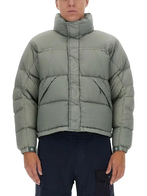 TEN C Aspen Down Floor Padded Jacket - Grey