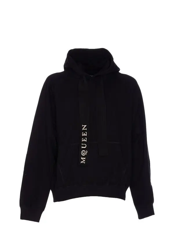 Alexander McQueen Hooded Sweatshirt - Black